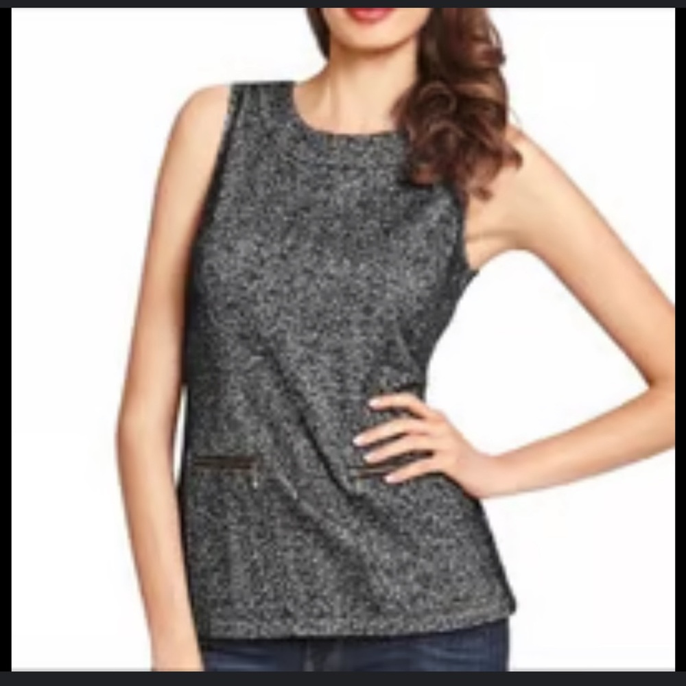 Cabi Cece Herringbone Top Sz. Large - Gem